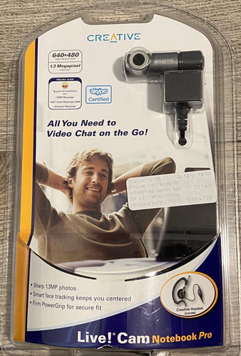 Creative Live! Cam Notebook Pro USB Webcam w/ Hands-free Headset | eBay