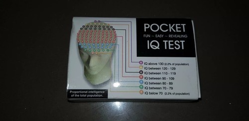 Pocket IQ Test Card In Box Mini | eBay