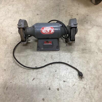 2Z315U Vintage 1/3hp. Dayton 3600rpm Commercial 6” Bench Grinder 1/2 ...