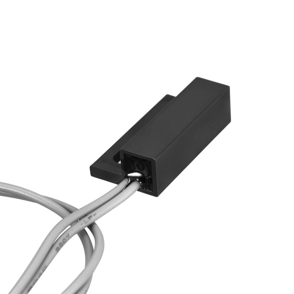 Wired Door Contact Sensor NO Surface Mount Magnetic Reed Switches Black ...