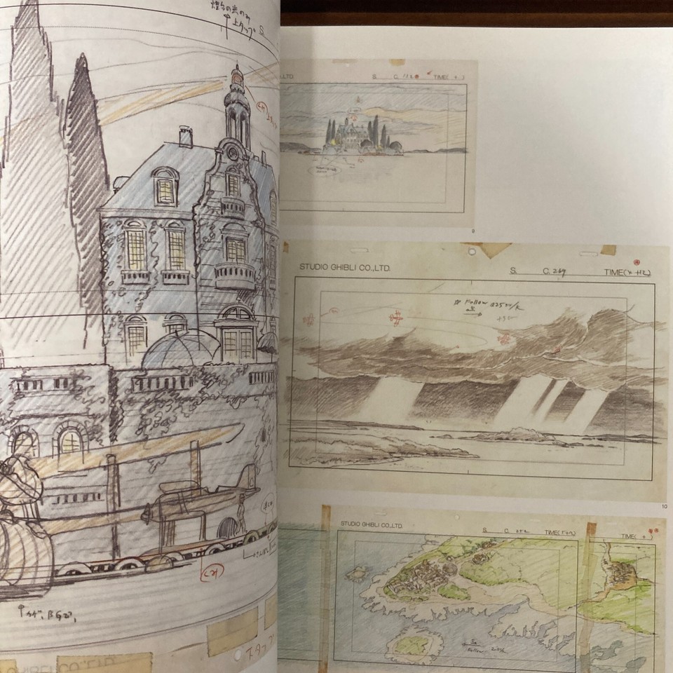 Studio Ghibli Layout Design Exhibition Art Book Hayao Miyazaki ...