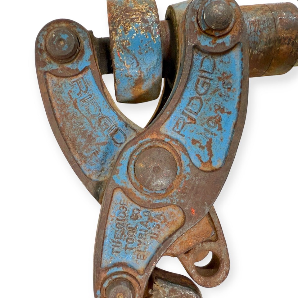 Ridgid 246 Clay Cast Iron Soil Pipe Cutter 39 in Length, No Chain, Made ...