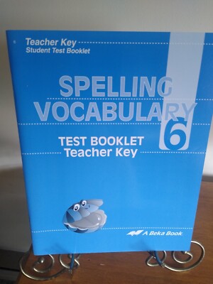 ABeka Spelling Vocabulary Test Booklet Teacher Key Grade 6 | eBay