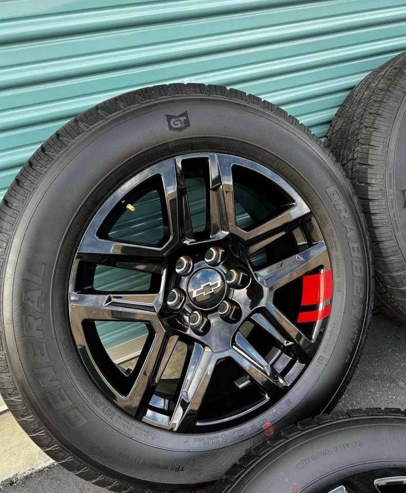 20” Chevy Silverado Tahoe Suburban Red Line Redline Wheels Rims Tires ...