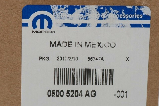 Oil Cooler to Transmission Lines Mopar CHRYSLER Dodge 5005204AG for ...