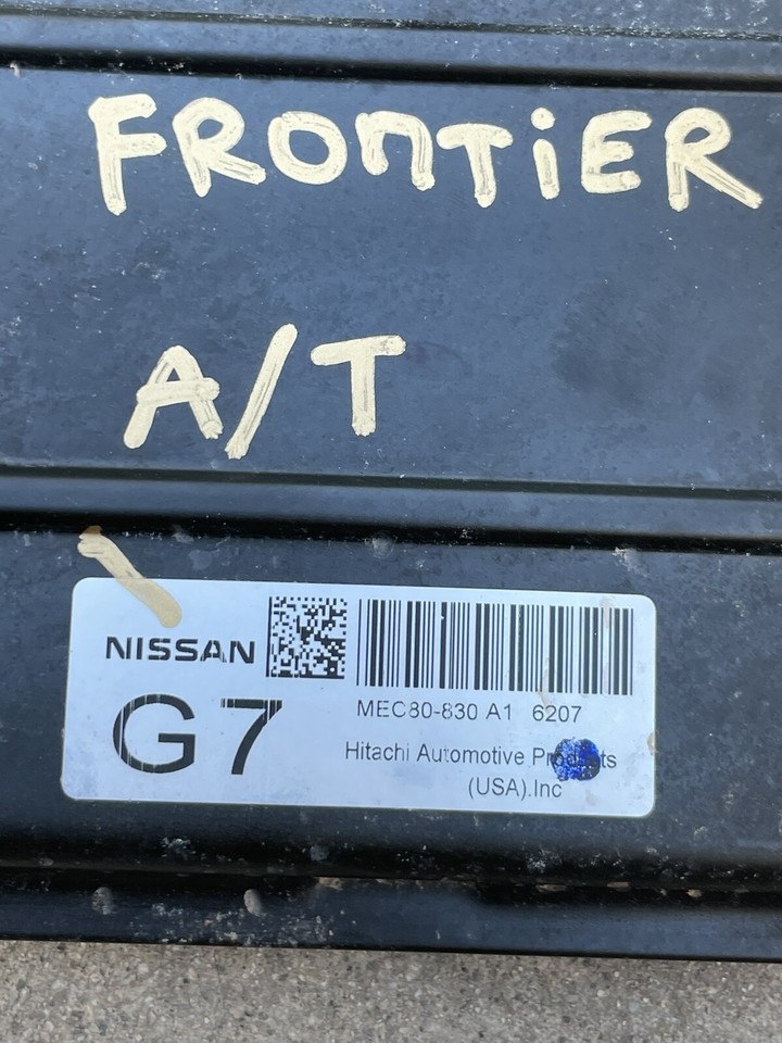 2006 NISSAN FRONTIER 2.5L A/T G7 MEC80-830 A1 ENGINE COMPUTER MODULE ...