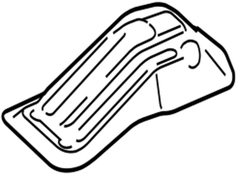 58327-35050 Toyota Insulator, main muffler heat 5832735050, New Genuine ...