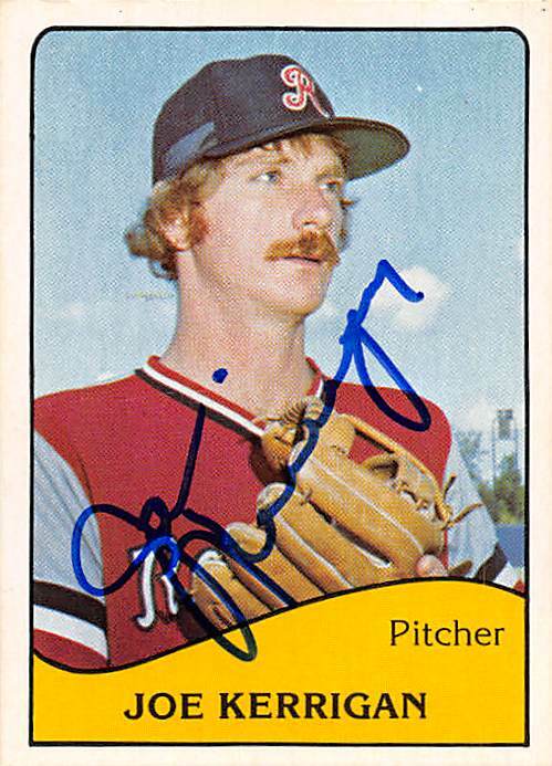 Joe Kerrigan autographed Baseball Card (Rochester Red Wings) 1979 TCMA ...