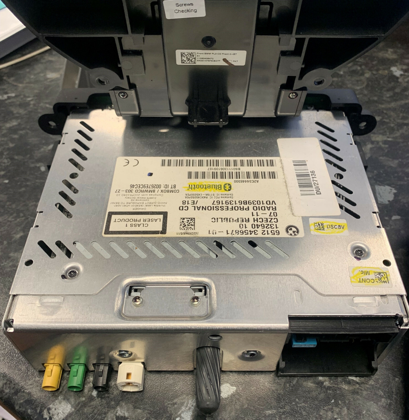 Genuine MINI Bluetooth Boost CD Radio Player Head Unit - R56 R55 R60 ...