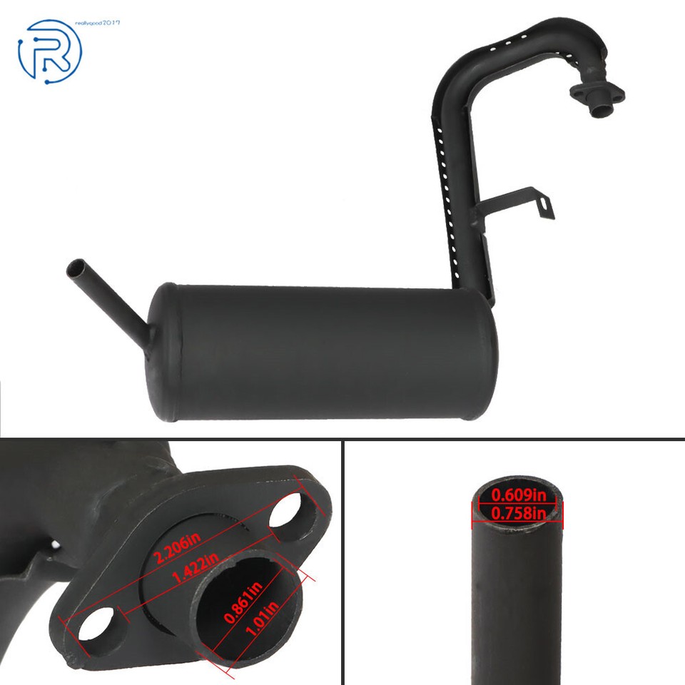 101859301 Exhaust Muffler 1994-2014 For Club Car DS Gas FE290 Kawasaki ...