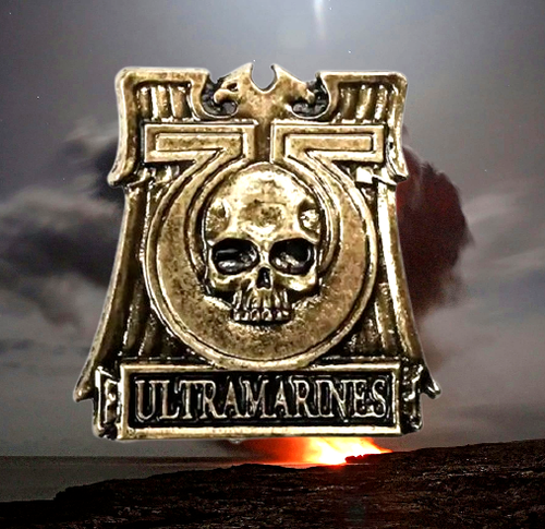 Warhammer 40K ULTRAMARINE Chapter Icon - Zinc Alloy Pin - NEW Shipping ...