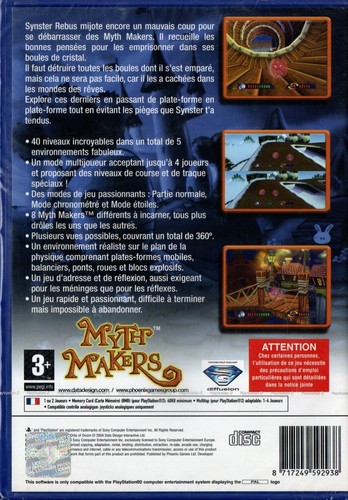 MYTH MAKERS ORBS OF DOOM / SONY PS2 / NEUF SOUS BLISTER D'ORIGINE / VF ...
