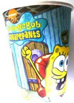 Spongebob Party Supplies Paper Cups (Pk.8) | eBay Australia