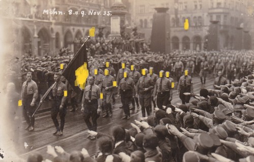 commémoration putch 9 novembre 1936 Munich Hitler Goering Goebbels ...