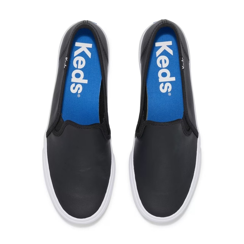 Keds Women's Double Decker Leather Slip On NEW IN BOX | eBay
