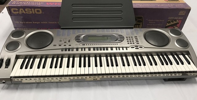 Casio WK-1800 76 Keys Electric Keyboard Floppy Disk Drive for sale ...