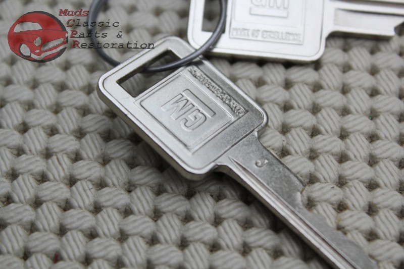 GM Chevy Lock Key Set Ignition Door Nova Impala Truck Firebird Camaro ...
