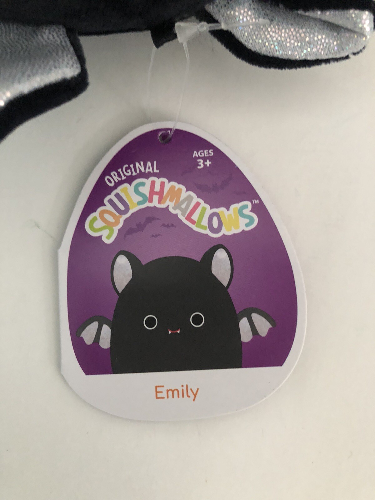 NWT Squishmallow Emily the Bat 4.5" Mini and Tangie The Orange Bat 12 ...