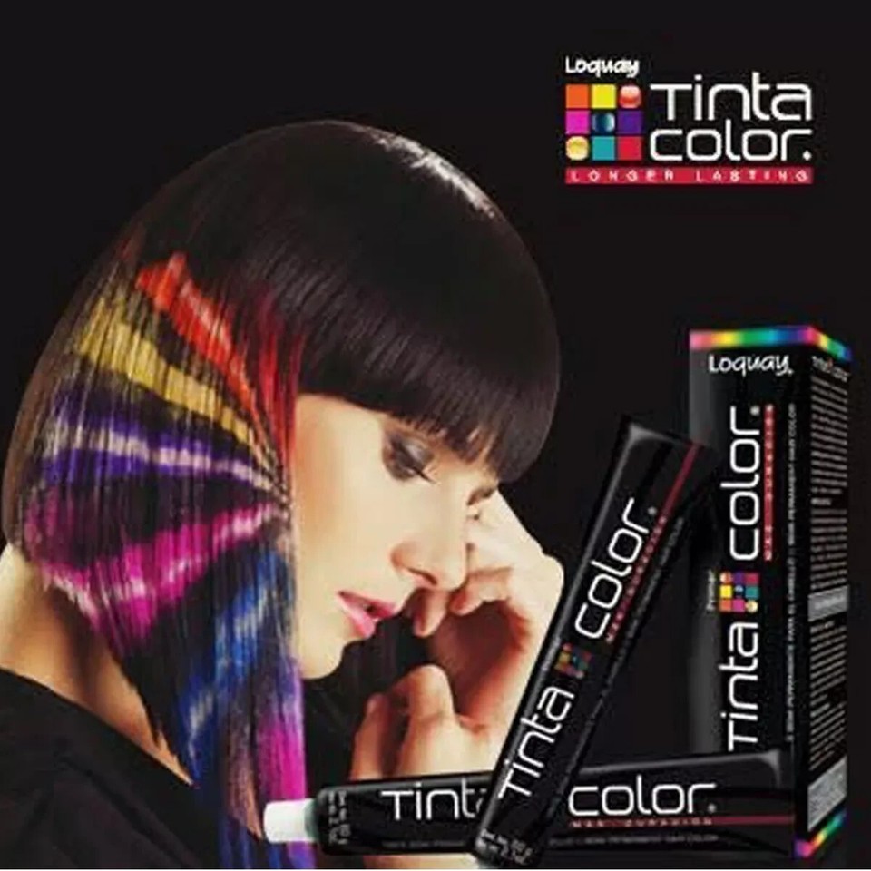 Loquay Tinta color Blue/Azul Semipermanente 2 tubos/semi permanet ...