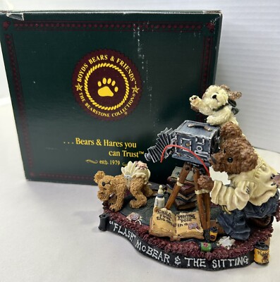 Boyds Bears Bearstone Collection (1999) #227721 Flash McBear and the ...