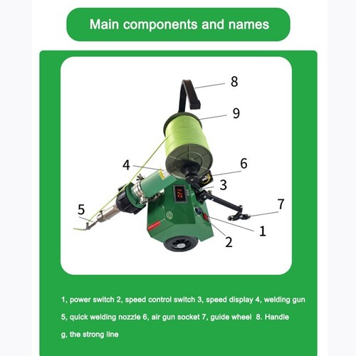 Welding Machine Electric PVC Floor Glue Welder Plastic Seam Weld ...