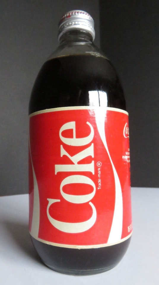 1985 VINTAGE "REAL" Coke® Coca Cola® 16 OZ. Bottle FULL - Styrofoam ...