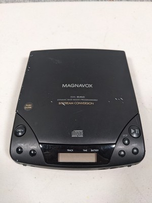 Magnavox Portable CD Compact Disc Player Type AZ6822 Dual Dac Tested | eBay