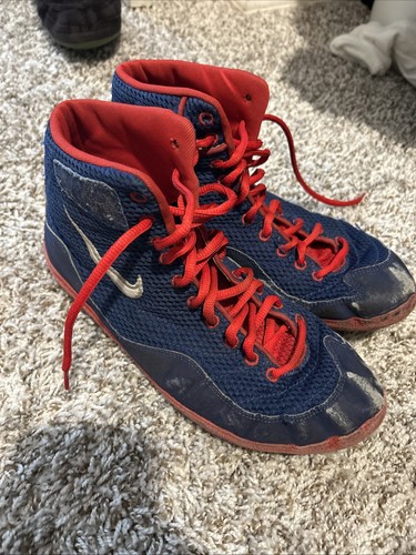 Blue And Red Nike Inflicts Wrestling Shoes Size 10 | eBay