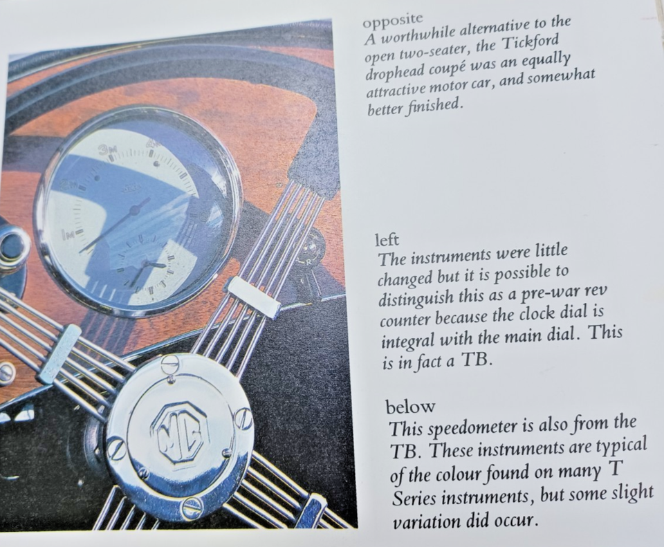 MG TA TB TC Original Brooklands Steering Wheel Boss Centre Trim 1936 ...