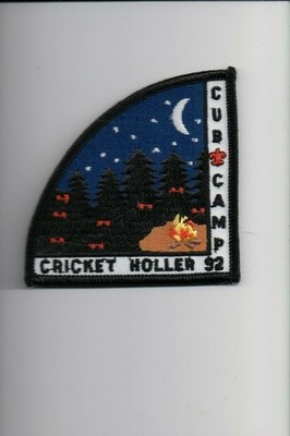 1992 Cricket Holler Cub Camp patch | eBay
