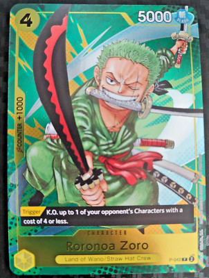 Roronoa Zoro P-042 (Event Pack Vol. 3) - One Piece Promotion Cards (OP ...