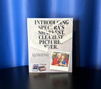 1991 Print Advertisement - 10 X 12 - Polaroid Spectra Instant Camera | eBay