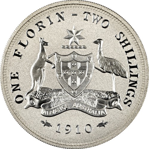 2021 Australia 9999 Silver 2 Oz Florin 1910 Reverse Proof Bullion Coin ...