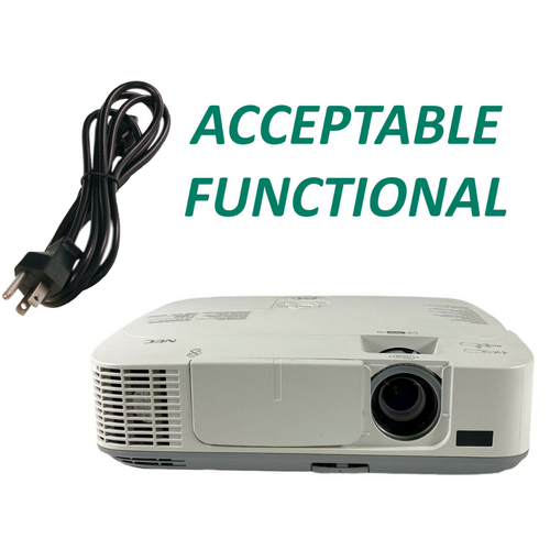 NEC NP-M300W 3LCD Projector 3000 ANSI HDMI - Acceptable Functional w ...
