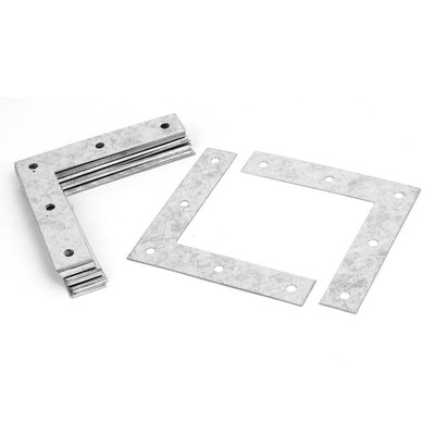 Metal L Shaped Angle Fixing Flat Repair Plates Joining Bracket 16pcs | eBay