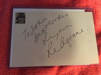 LYNN REDGRAVE SIGNATURE AUTOGRAPH AUTHENTIC JOHN VERZI GEORGY GIRL 4X6 ...