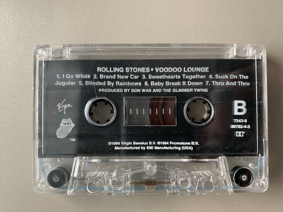 THE ROLLING STONES - Voodoo Lounge - Cassette Tape (1994, Virgin ...