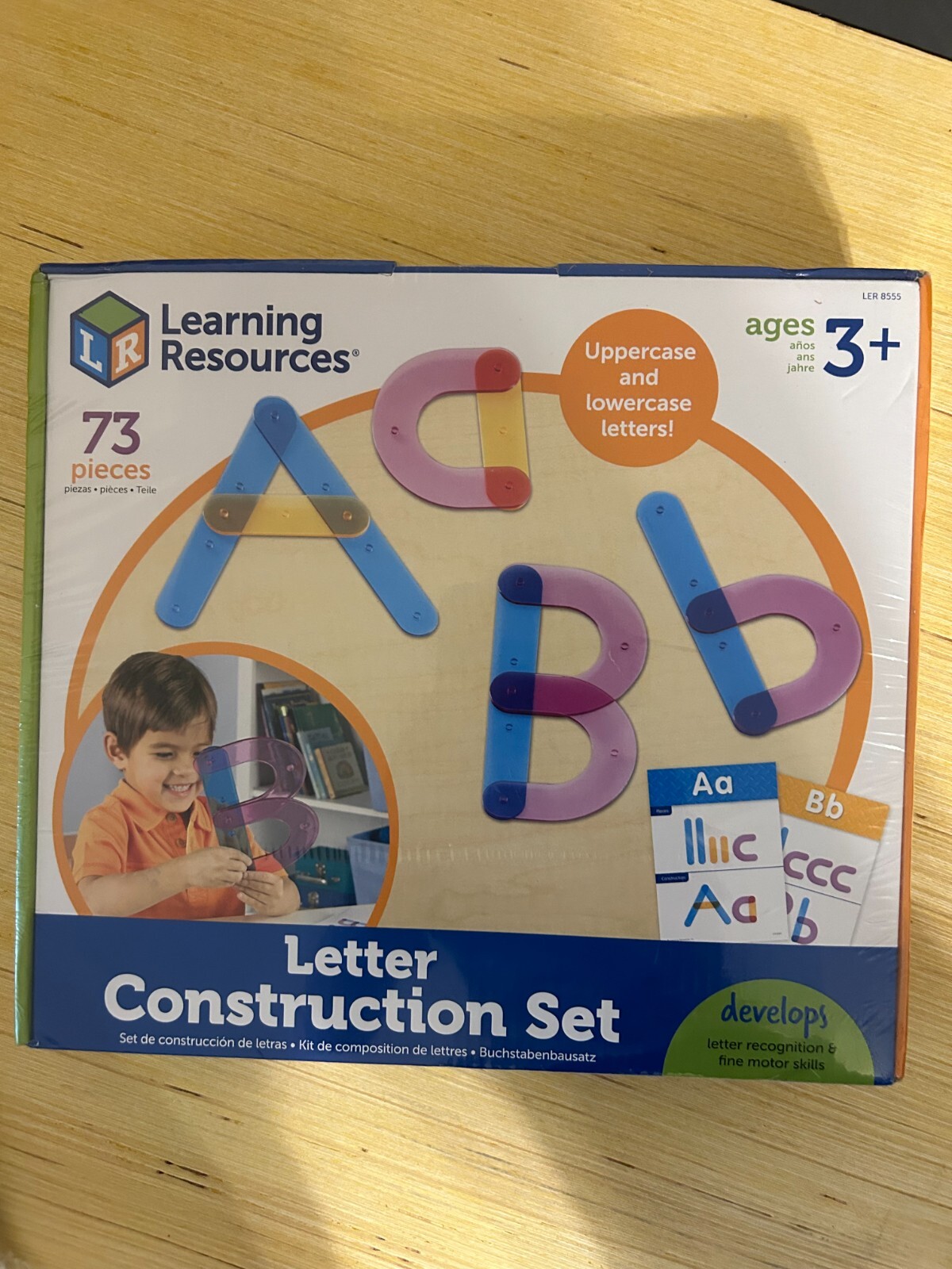 Learning Resources Letter Construction Activity Set #8555 - Factory ...