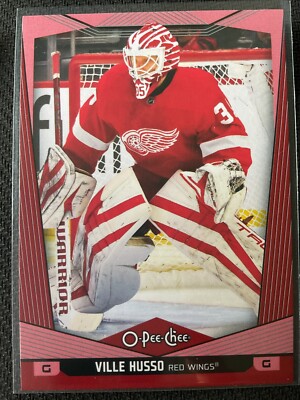 Ville Husso 2023-24 O-Pee-Chee OPC Red Border Parallel Card #160 | eBay