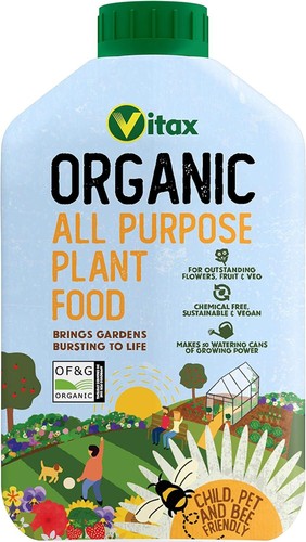Vitax Organic All Purpose Plant Food Fertiliser Flowers Fruit Veg ...