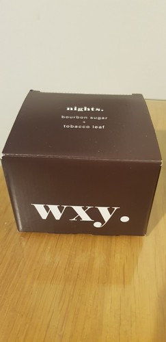 WXY. Classic Mini Candle NIGHTS - Bourbon Sugar & Tobacco Leaf | eBay UK