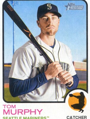 2022 Topps Heritage #134 Tom Murphy - Seattle Mariners | eBay