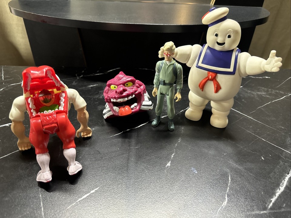 Vintage Marshmallow Puff Man Ghostbusters Action Figures Lot Of 4 | eBay