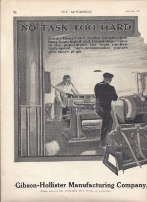 Huge 2 pg 1915 Jumbo Spark Plug Ad/ Beautiful Art / Boston MA | eBay