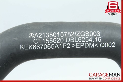 16-18 Mercedes W213 E400 4Matic Intercooler Coolant Hose Pipe Tube ...