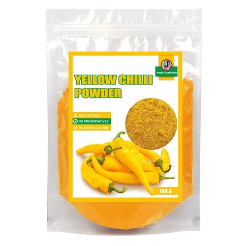 J Organics Yellow Chilli Powder Peeli Mirch Powder Pure Spice Masala ...
