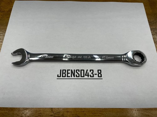 Snap-on Tools NEW 15mm Metric 0° Non-Reversing Ratcheting Combo Wrench ...