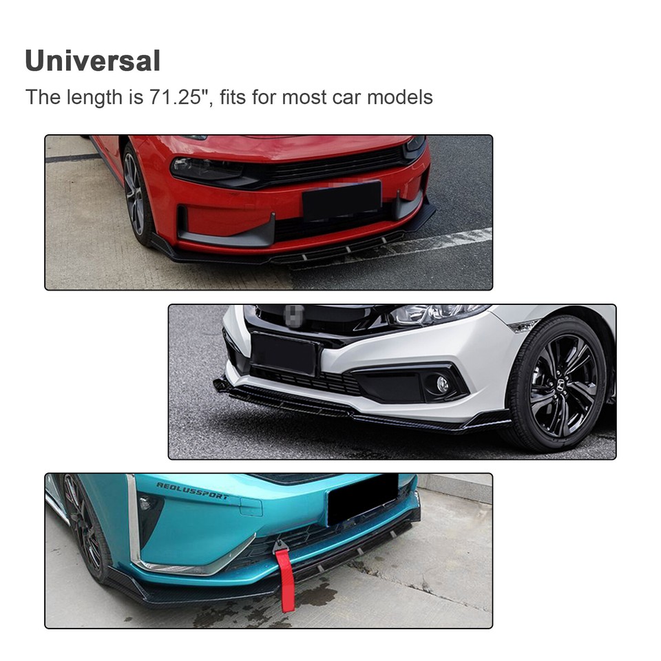 For Mini Cooper Carbon Fiber Side Skirts Rear Front Bumper Lip Splitter ...