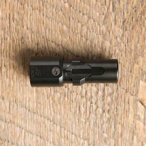 SilencerCo 3-lug Muzzle Device Adapter 45 ACP Black .578x28 AC2605 for ...