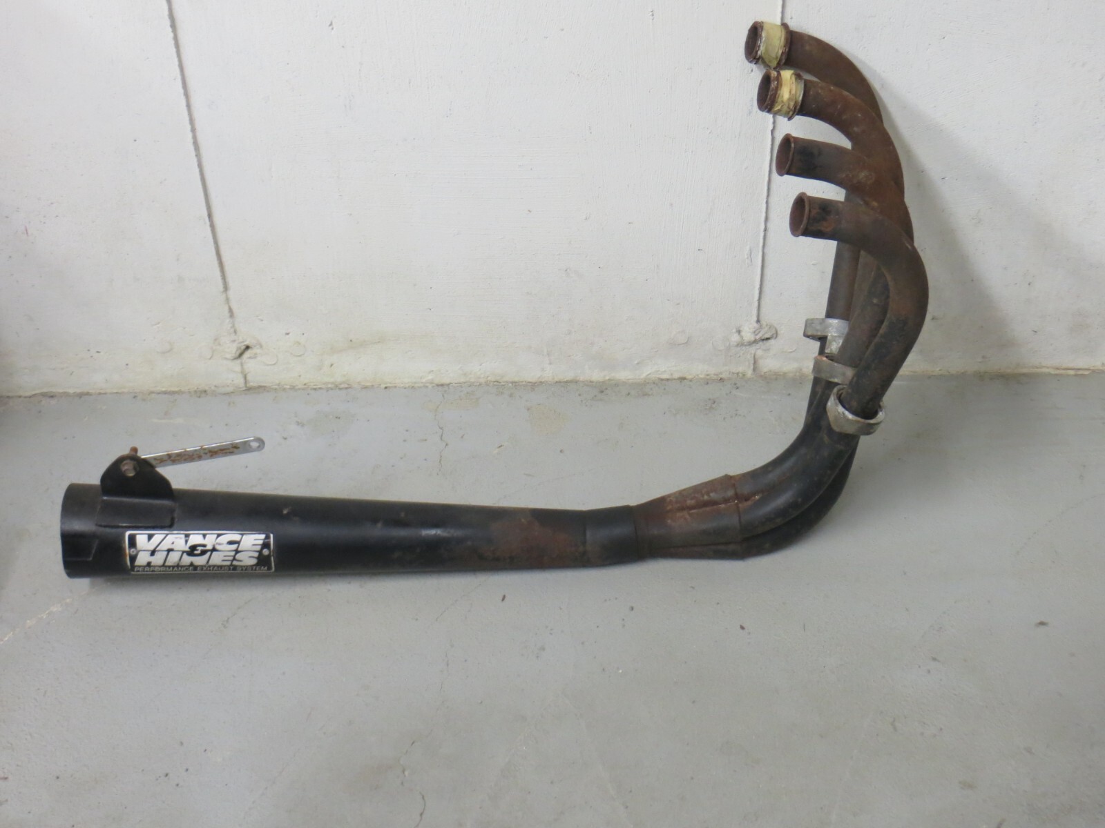 1979-1984 Kawasaki KZ/GPZ 550 V&H Custom Modified 4-1 Sidewinder Drag ...